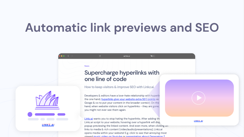 5 Surprising SEO Benefits of Automatic Link Preview · Linkz.ai